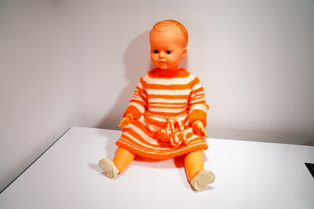 Stara Klasyczna Duża Lalka 68cm PRL - 13070018236 - oficjalne archiwum ...