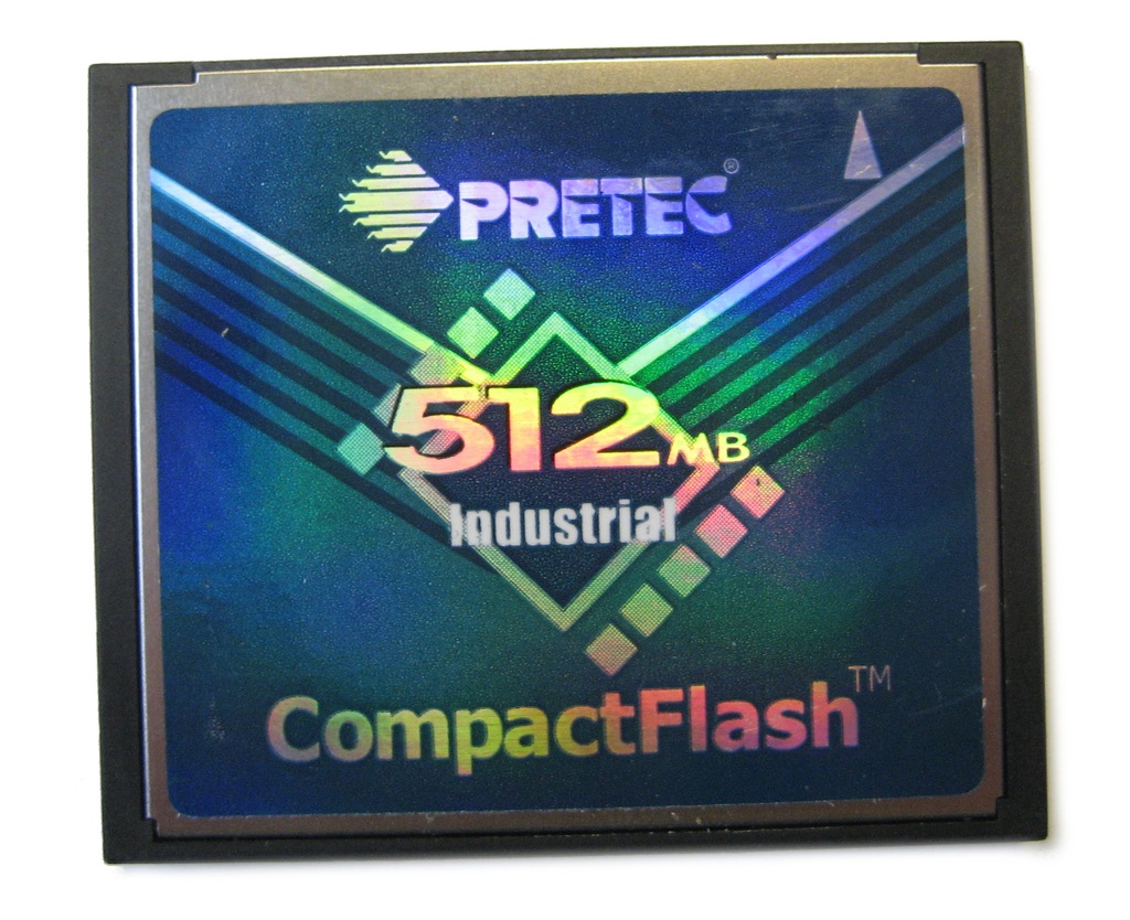 Karta Compact Flash CF 512MB PRETEC Industrial - 7197326202 - oficjalne ...