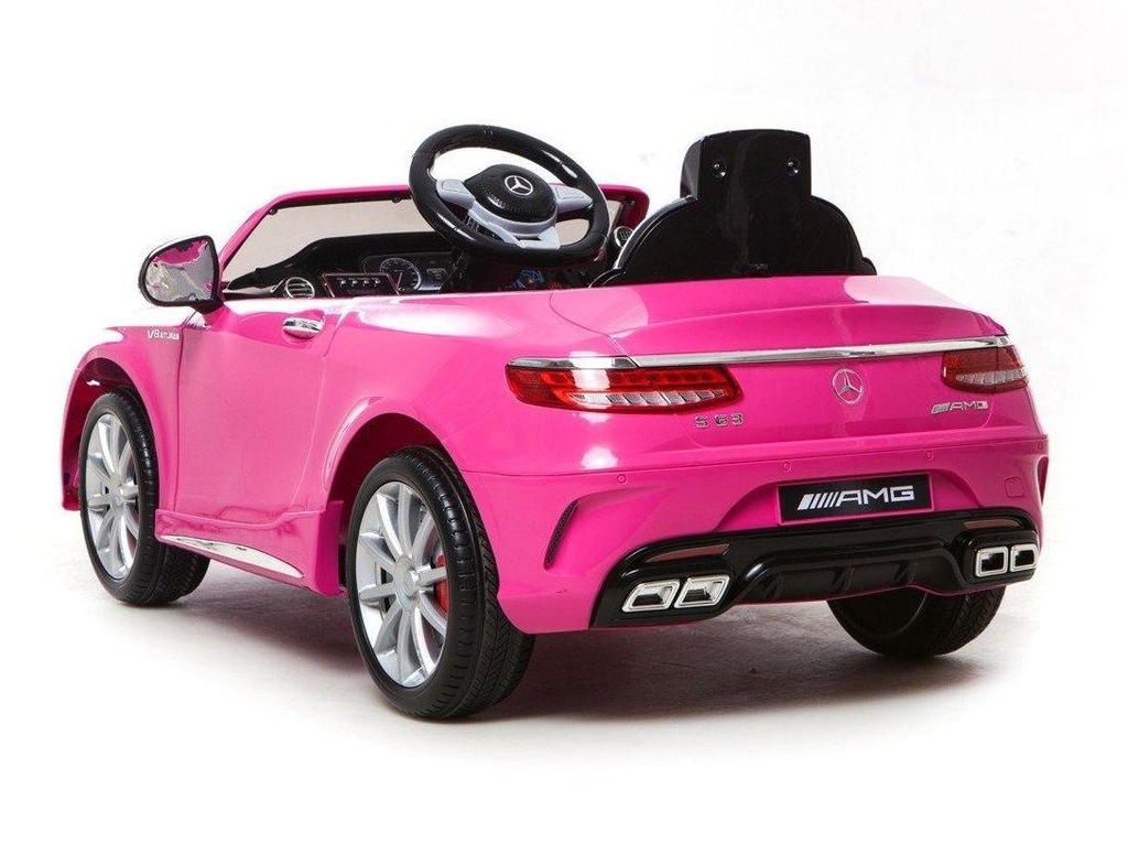 MERCEDES S63 RÓŻOWE AUTO DLA DZIEWCZYNKI PILOT HIT - 7259173832 ...