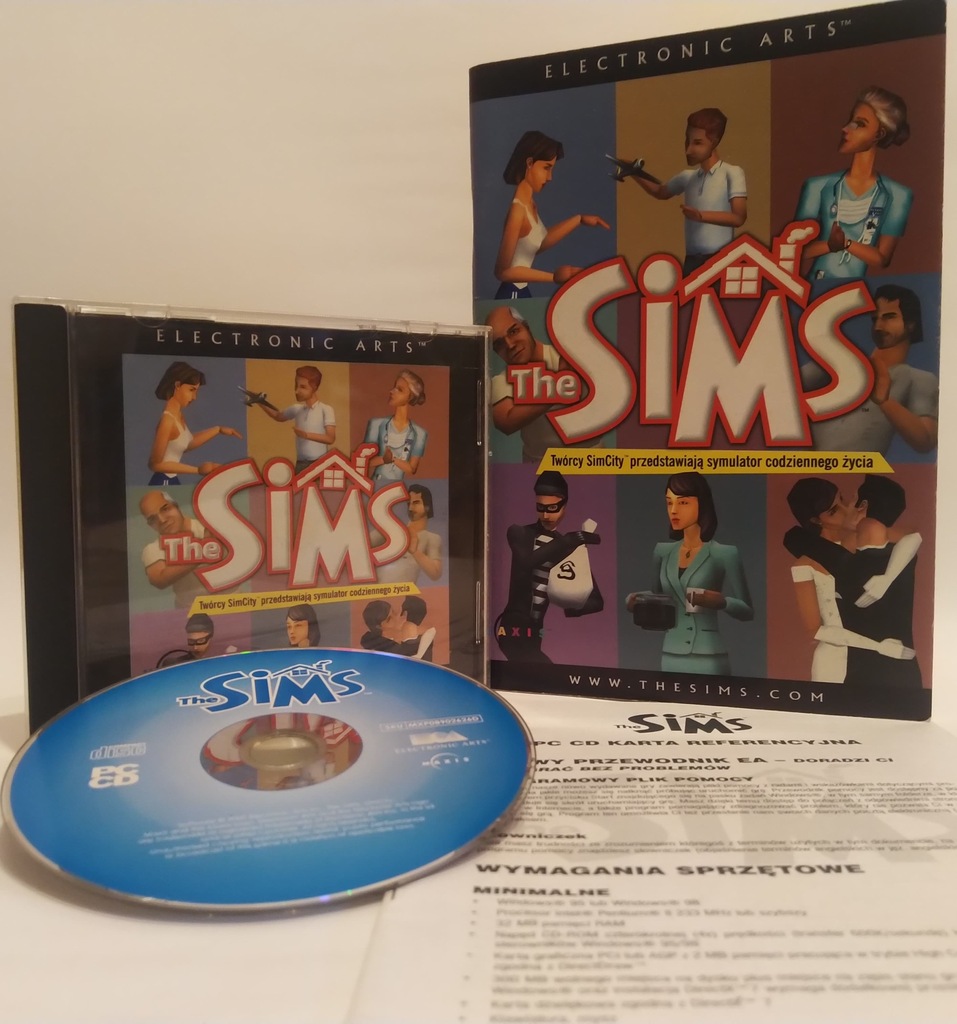 SIMS 1 podstawa PL PC z Big Boxa jest INSTRUKCJA - 12340521579 ...