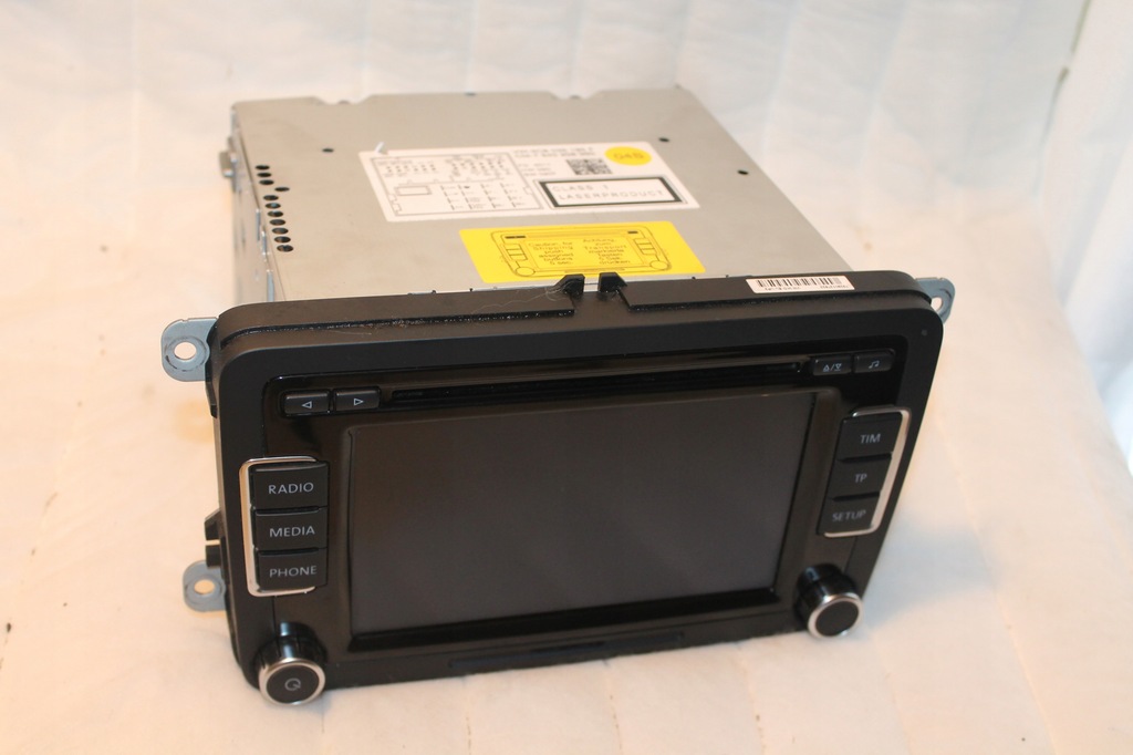 WYSWIETLACZ CD RADIO VW GOLF PASSAT B7 RCD510 POLO - 13385676862 ...