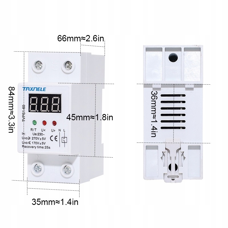 Купить Реле контроля напряжения 1F/63A LED: отзывы, фото и ...