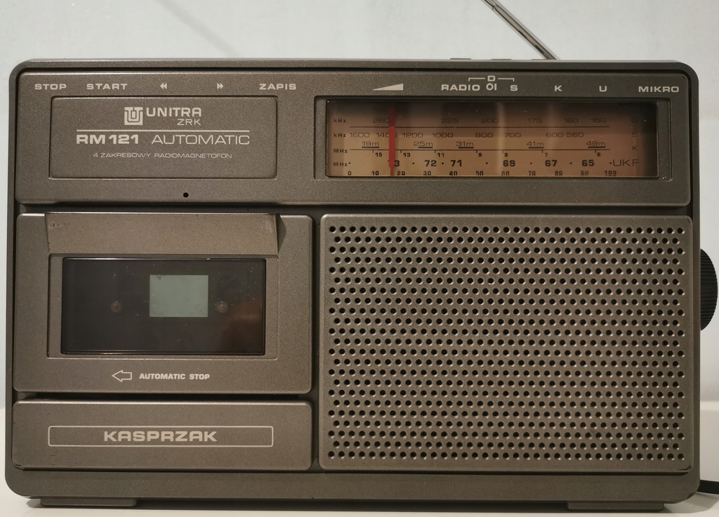 Radiomagnetofon kasetowy Kasprzak - Unitra RM 121 - 13050332837 ...