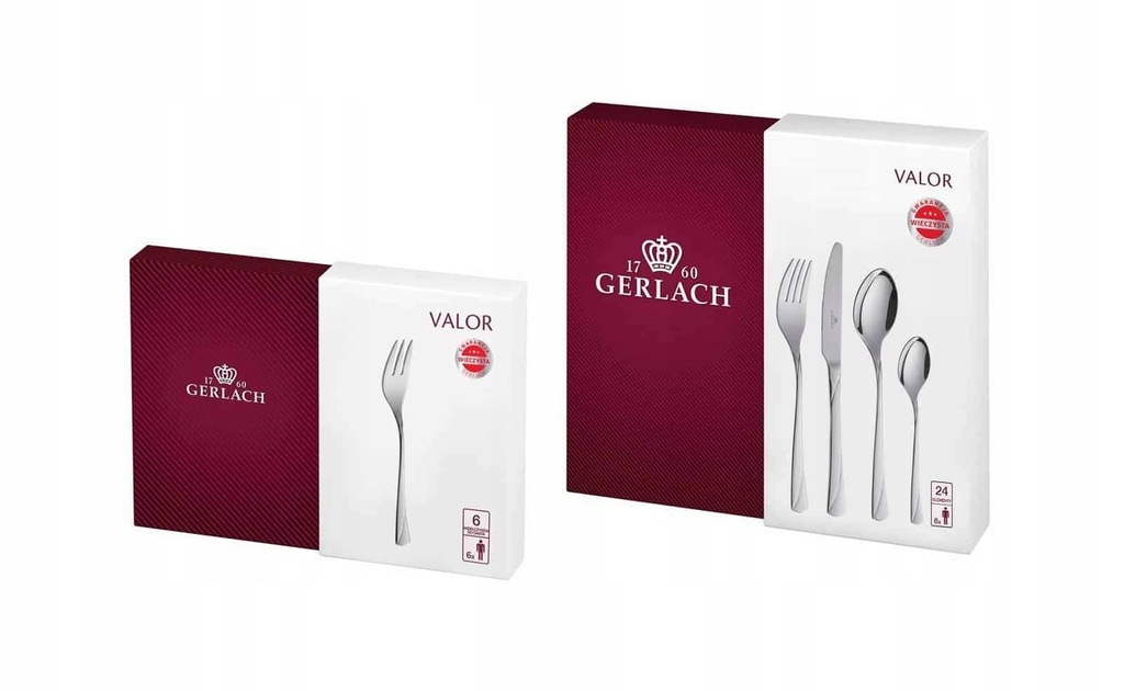 Zestaw sztućców Gerlach Valor 30el PUDEŁKO PREZENT - 13121998225 ...