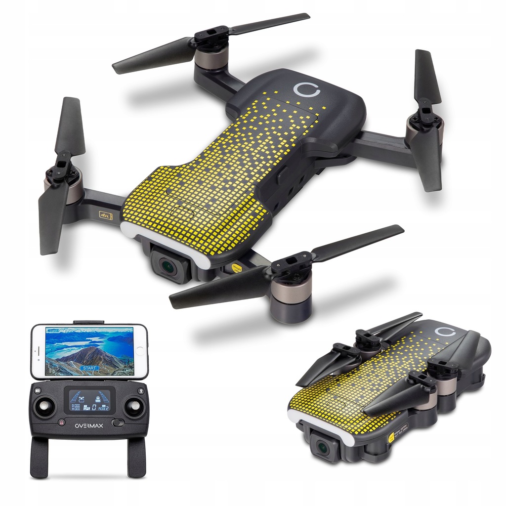 Kamera FPV DRON RC OVERMAX FOLD ONE wifi X-BEE GPS - 11378170214 ...