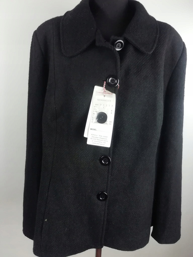 Płaszcz wełniany Polwar rozmiar 52 - 14508514805 - oficjalne archiwum ...