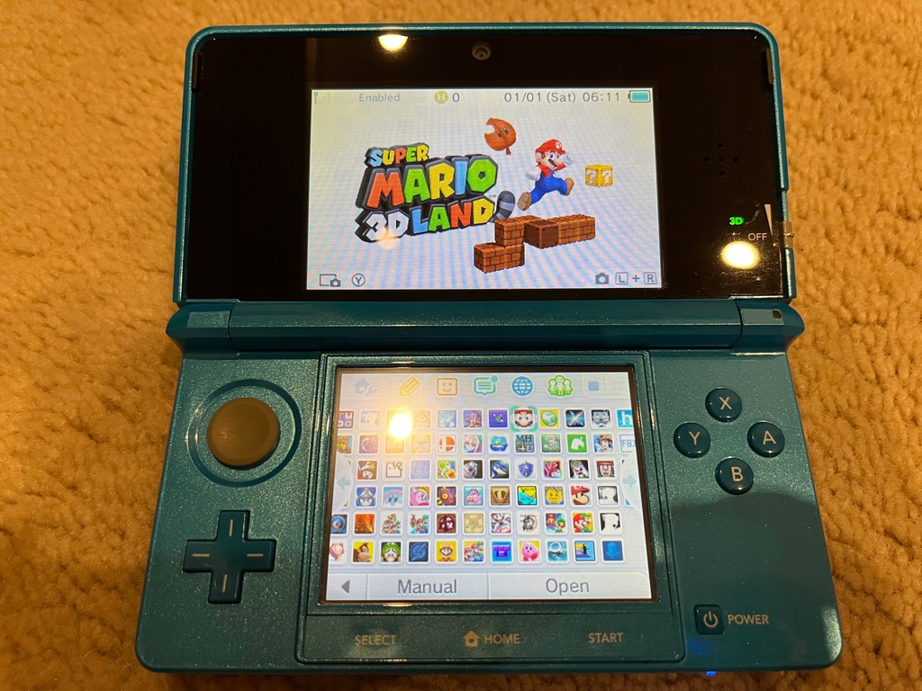 Konsola Nintendo 3DS Light Blue - 12946615478 - oficjalne archiwum Allegro