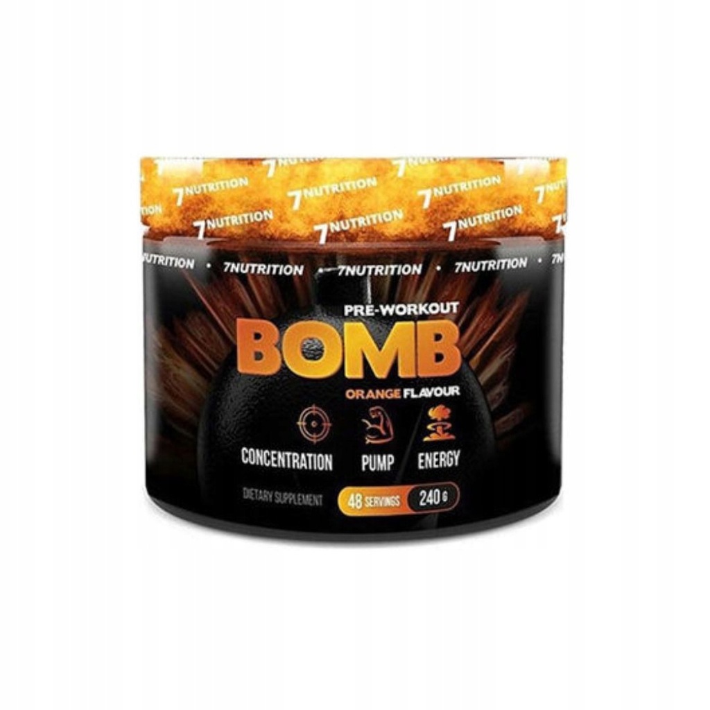 PRZEDTRENINGÓWKA 7 NUTRITION Bomb Pre Workout 240g - 12586556611 ...