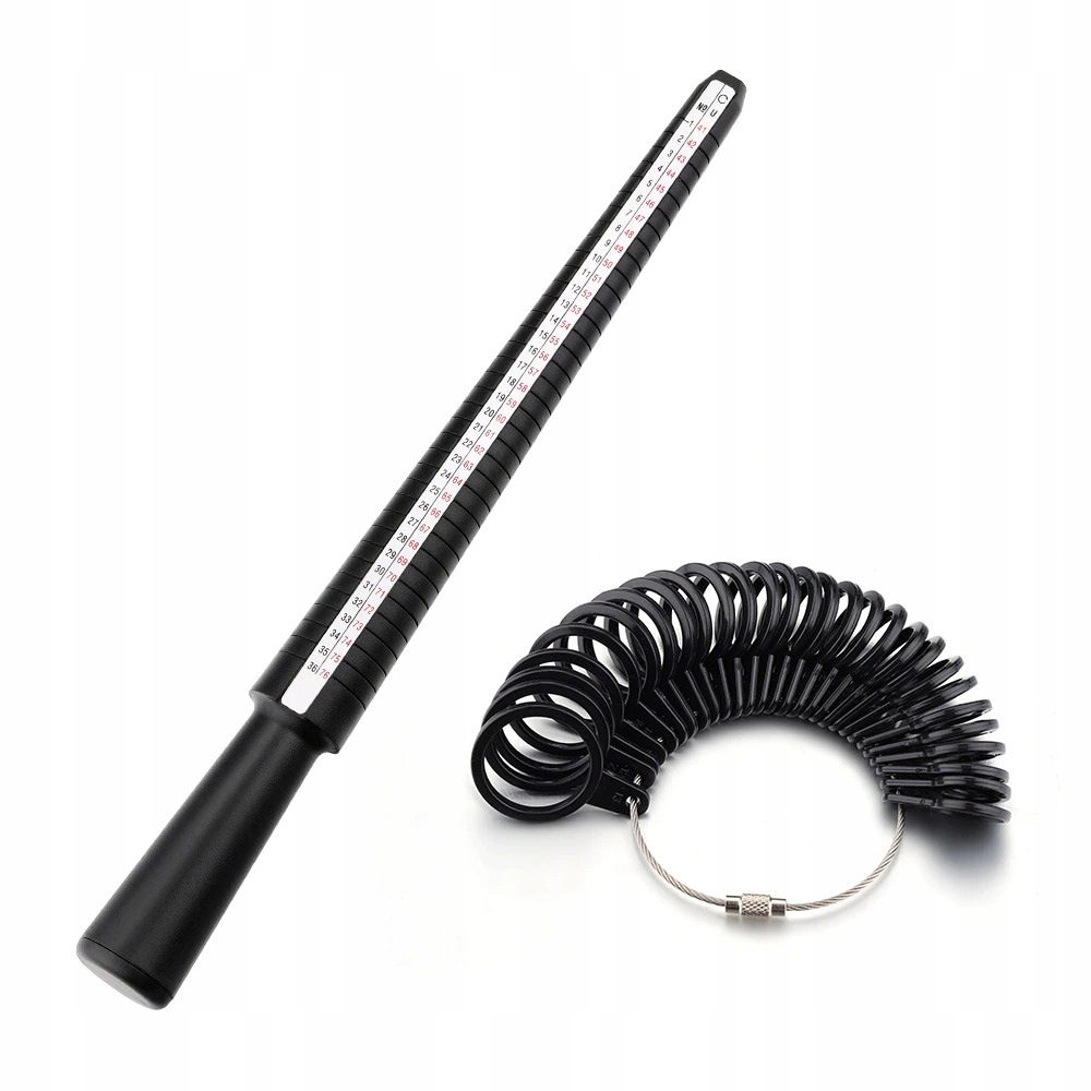 MIARKA JUBILERSKA DO OBRĄCZEK PIERŚCIONKÓW ZESTAW - 11288609567 - oficjalne archiwum Allegro