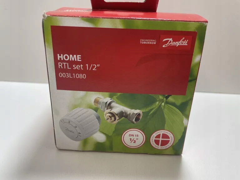 ZESTAW DANFOSS RTL ZAWÓR GŁOWICA HOME RTL SET 1/2 - 14312242093 - oficjalne archiwum Allegro