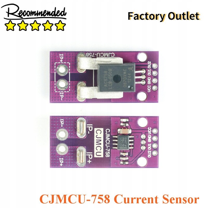 ACS758 moduł prądowy liniowy czujnik prądu halla C - 12426632661 ...