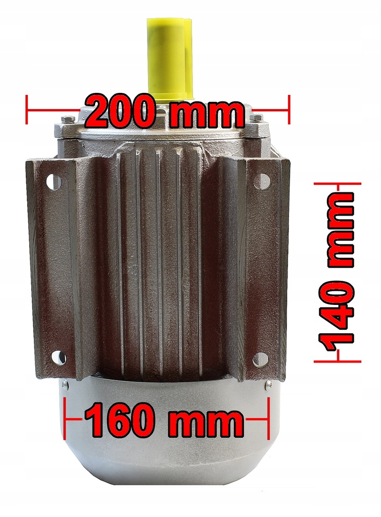 Silnik elektryczny 3kW 2800 rpm 400V trzyfazowy - 10184738706 - oficjalne archiwum Allegro