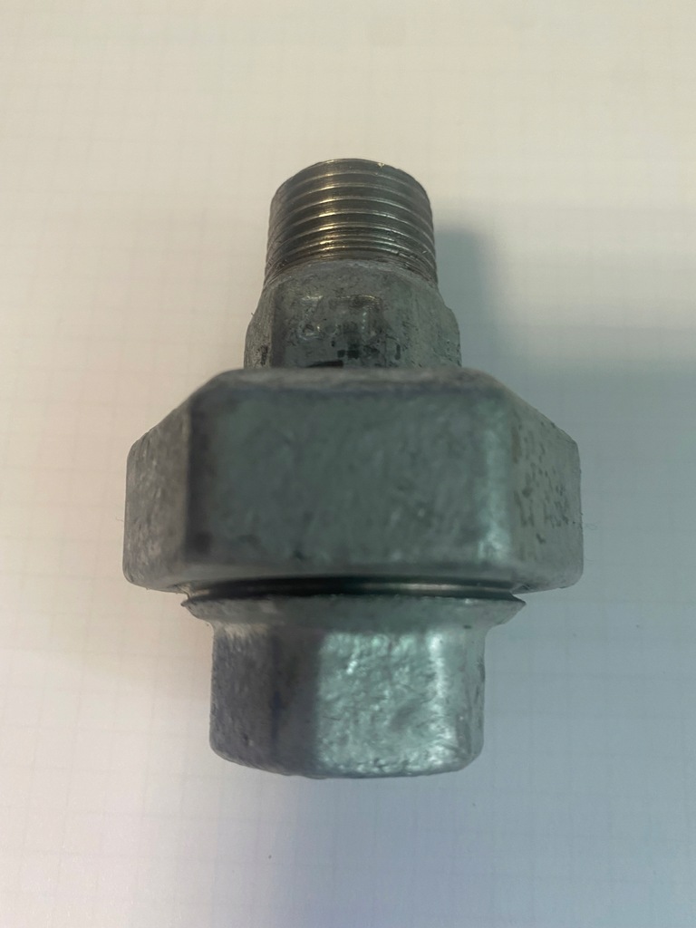 Śrubunek Ocynk Holender nyplowy W/Z fi 25 1 cal - 11949521602 ...