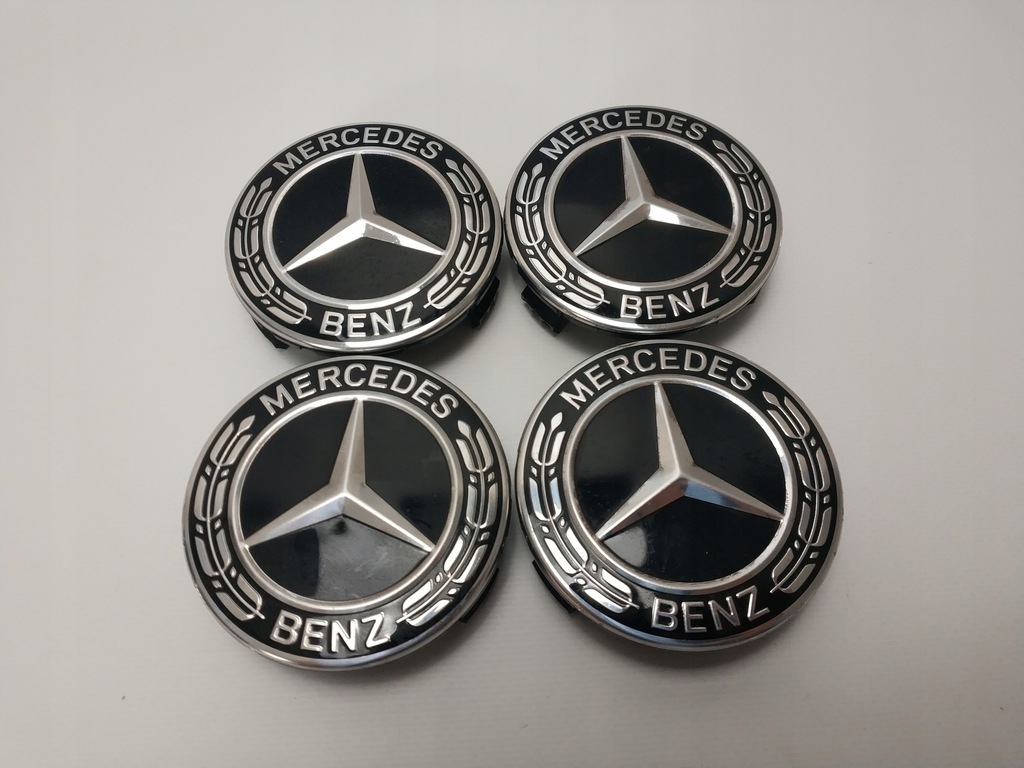 MERCEDES dekielki kapsle kołpaczki 75mm - 11300045715 - oficjalne archiwum Allegro