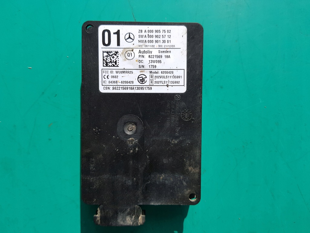 Mercedes C 205 ML 166 RADAR SENSOR 0009057502 Q1 - 8422255918 ...