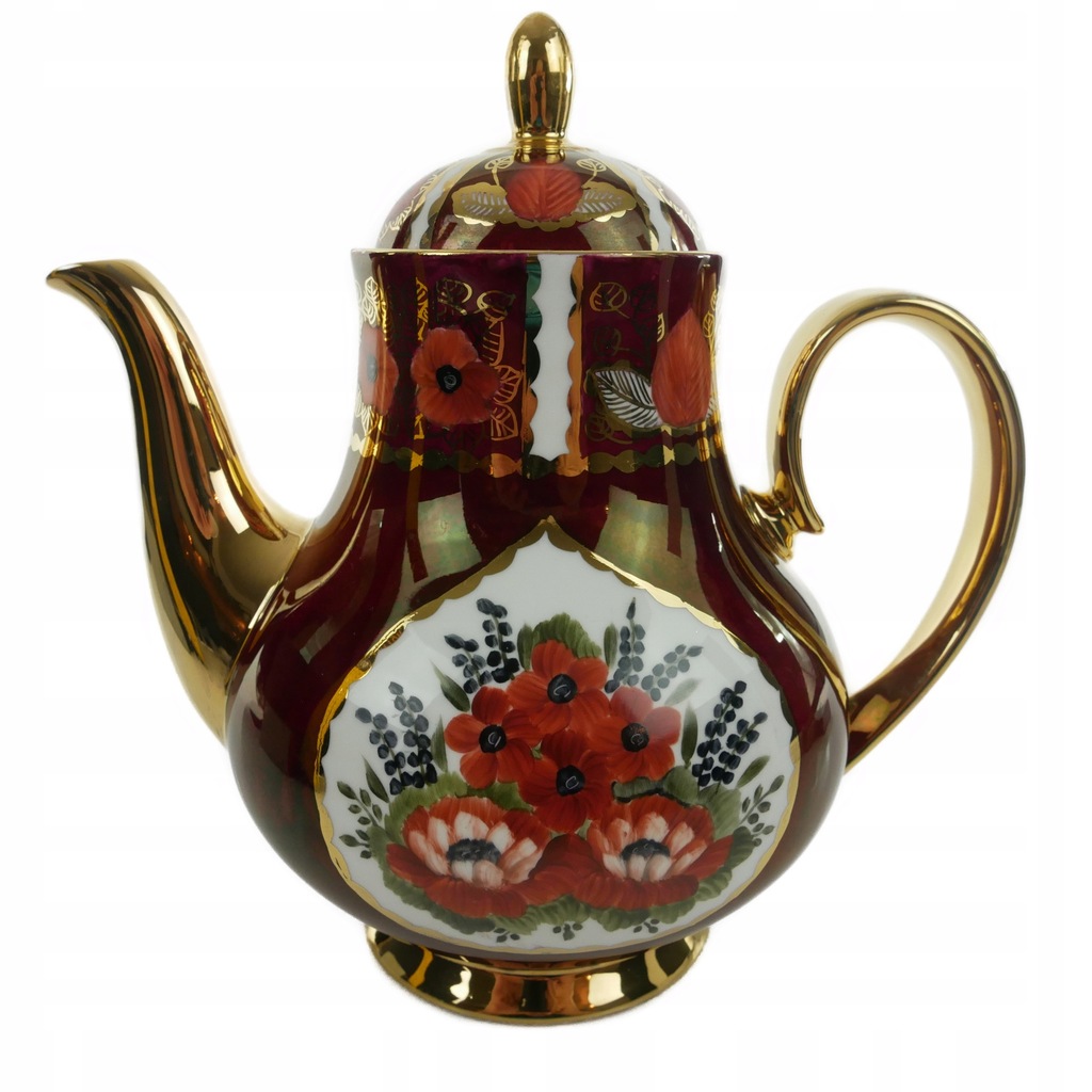 ANTYK - RĘCZNIE MALOWANY CZAJNIK/DZBANEK VINTAGE - 13822843747 - oficjalne archiwum Allegro