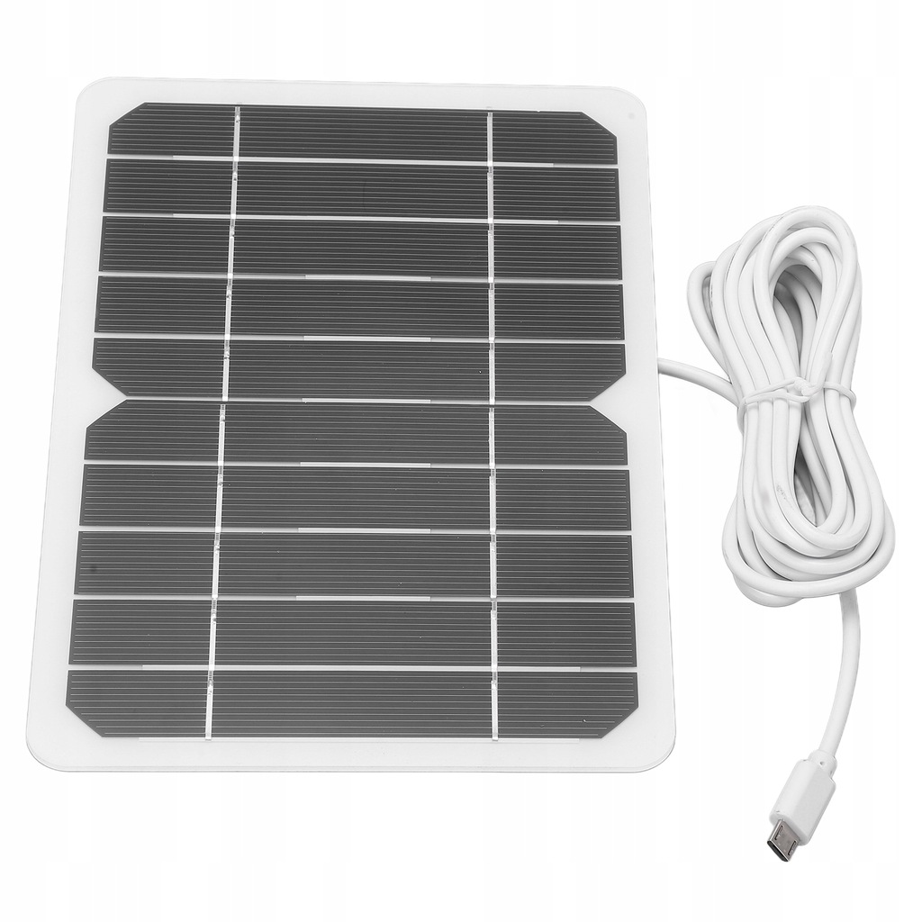USB 5W 5V LADOWARKA SOLARNA PANEL FOTOWOLTAICZNA - 12166643222 ...