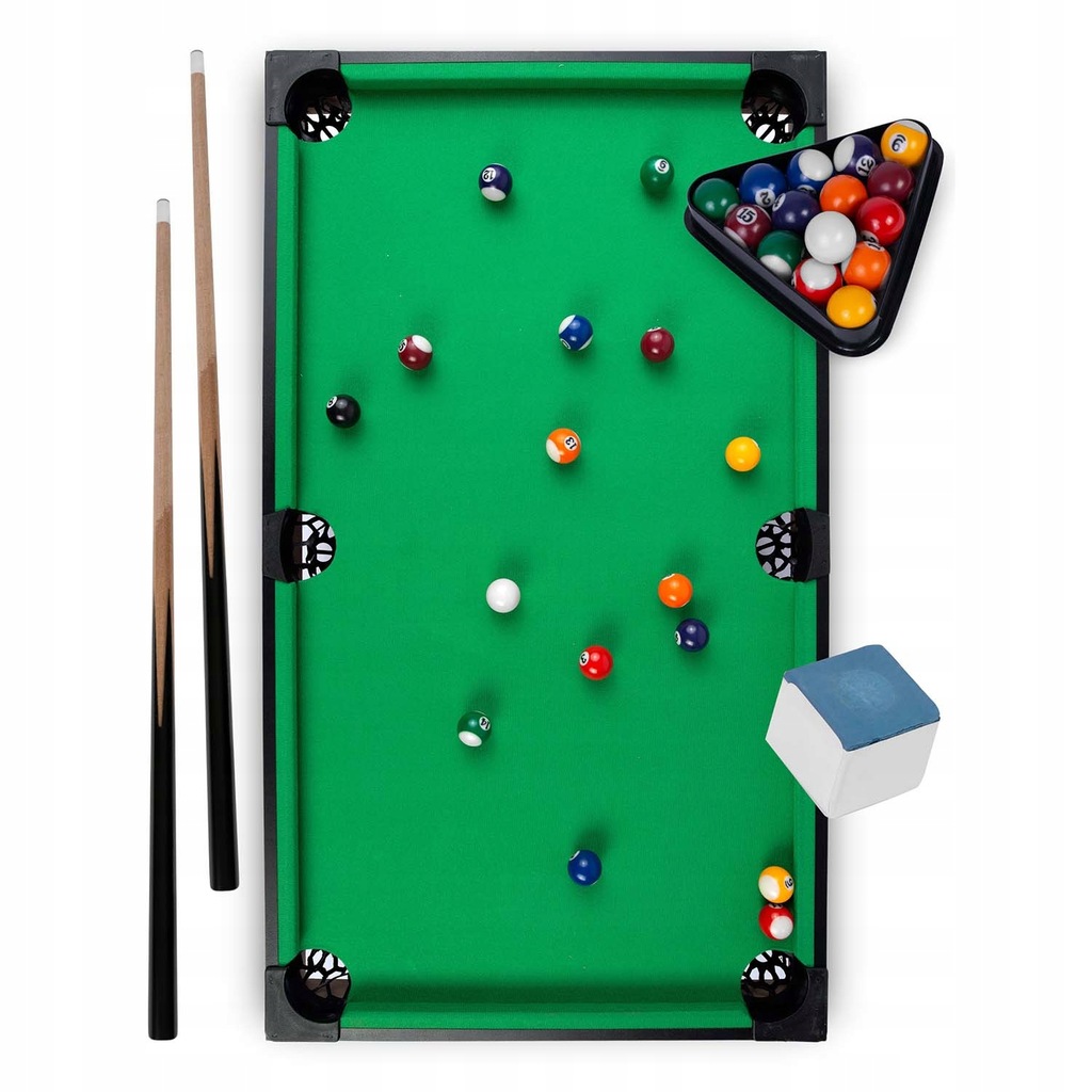STÓŁ DO GRY W BILARD BILARDOWY MINI ZESTAW DZIECI - 12812842643 ...