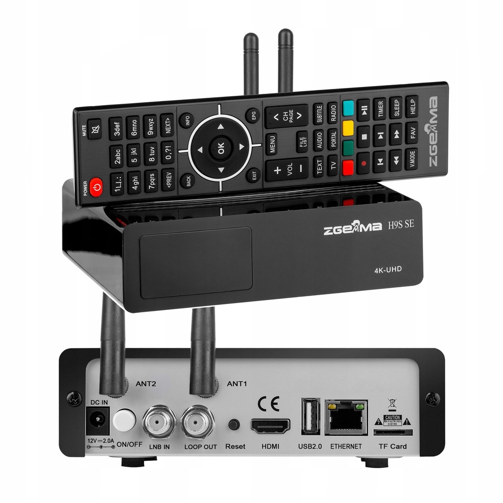 Tuner Sat ZGEMMA H9s Dekoder 4K KODI NETFLIX WiFi - 11679639680 ...