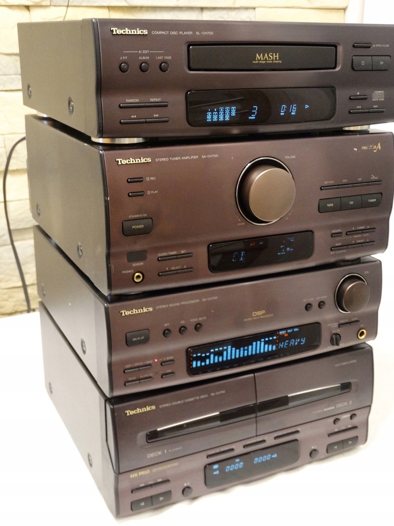 WIEŻA TECHNICS SA-CH750 SPRAWNA Z PROC. JAK GE90 - 11936554452 ...