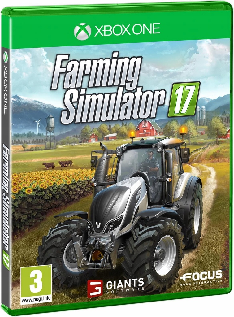 XBOX ONE FARMING SIMULATOR 17 PL ŁÓDŻ ZACHODNIA 21 - 7930023895 ...