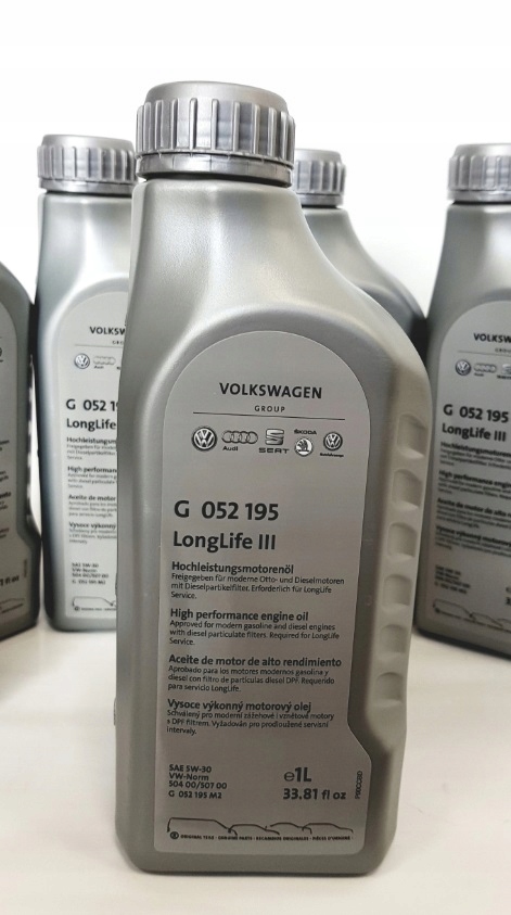 OLEJ 5W30 LONGLIFE III VW SKODA 504.00 / 507.00 5L - 9518285353 ...