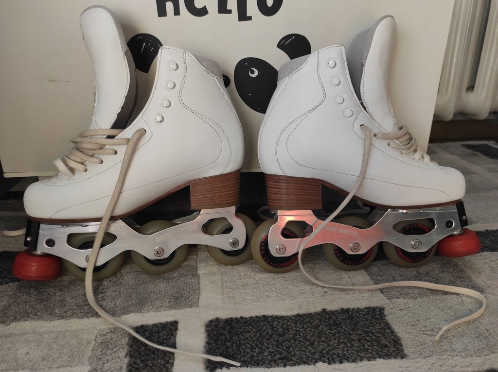 Rolki figurowe 250 risport royal pro snow white 15 - 10821119837 - oficjalne archiwum Allegro