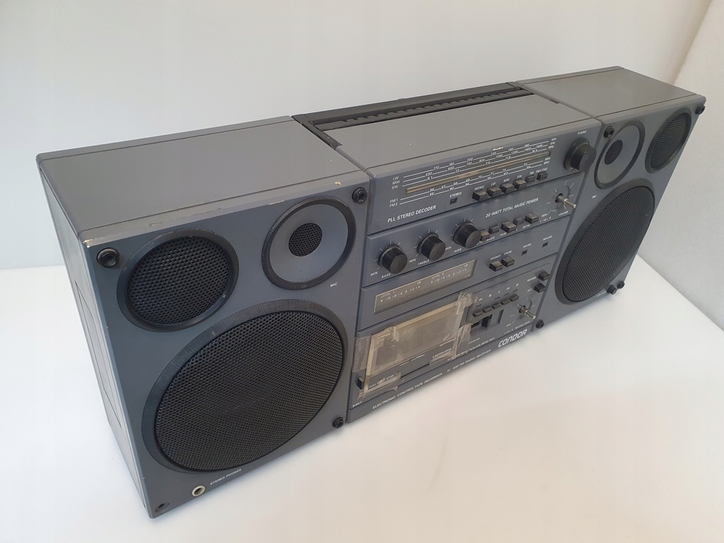 Radio Radiomagnetofon CONDOR - 13433224838 - oficjalne archiwum Allegro