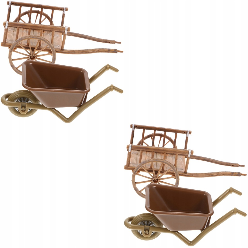 Simulation Cart Toddler Cart Cart Figure Toy 4 Pcs - 13472364429 ...