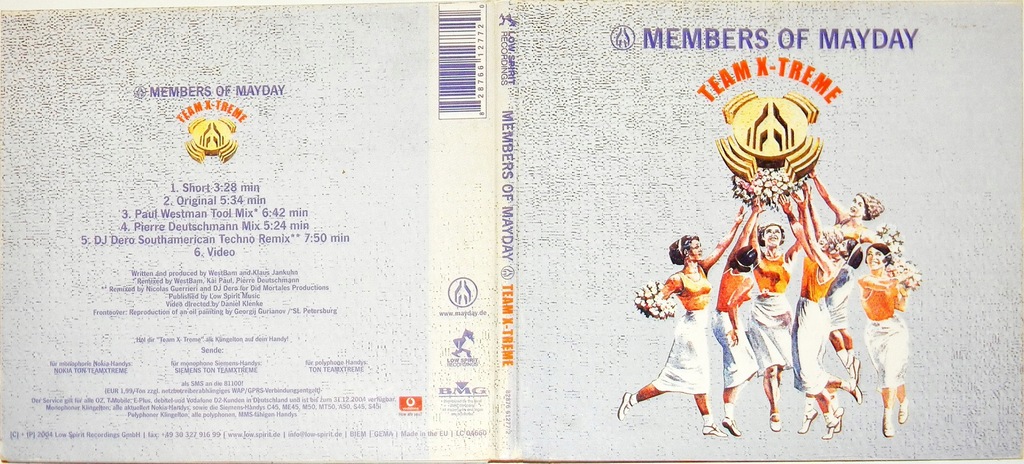 Members Of Mayday – Team X-Treme 2004 MAXI CD - 12784917579 - oficjalne ...