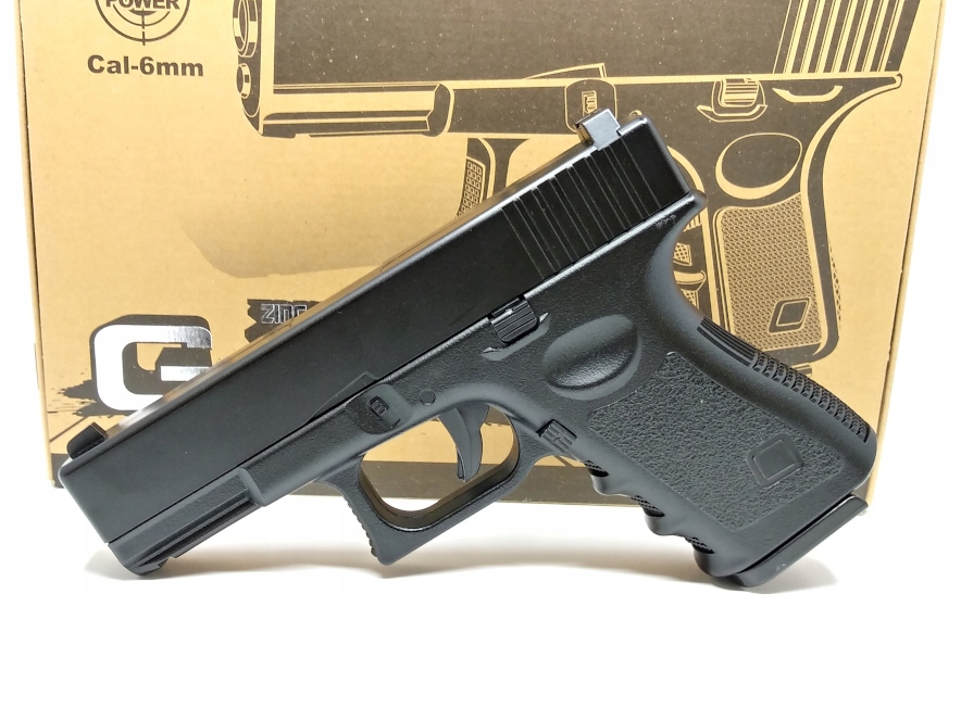 GLOCK 19 PISTOLET FULL METAL NA Kulki REPLIKA G15 - 11667666850 ...
