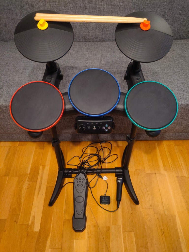 BAND HERO GUITAR HERO WORLD TOUR PERKUSJA PS3 PS2 - 13157071429 ...