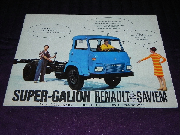 Saviem Renault Super Galion SG4 cała gama - 1967 - 13521736189 ...