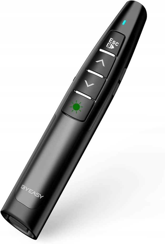 Presenter ze wskaźnikiem laserowym, zielony laser do prezentacji - BYEASY - 16155731723 ...