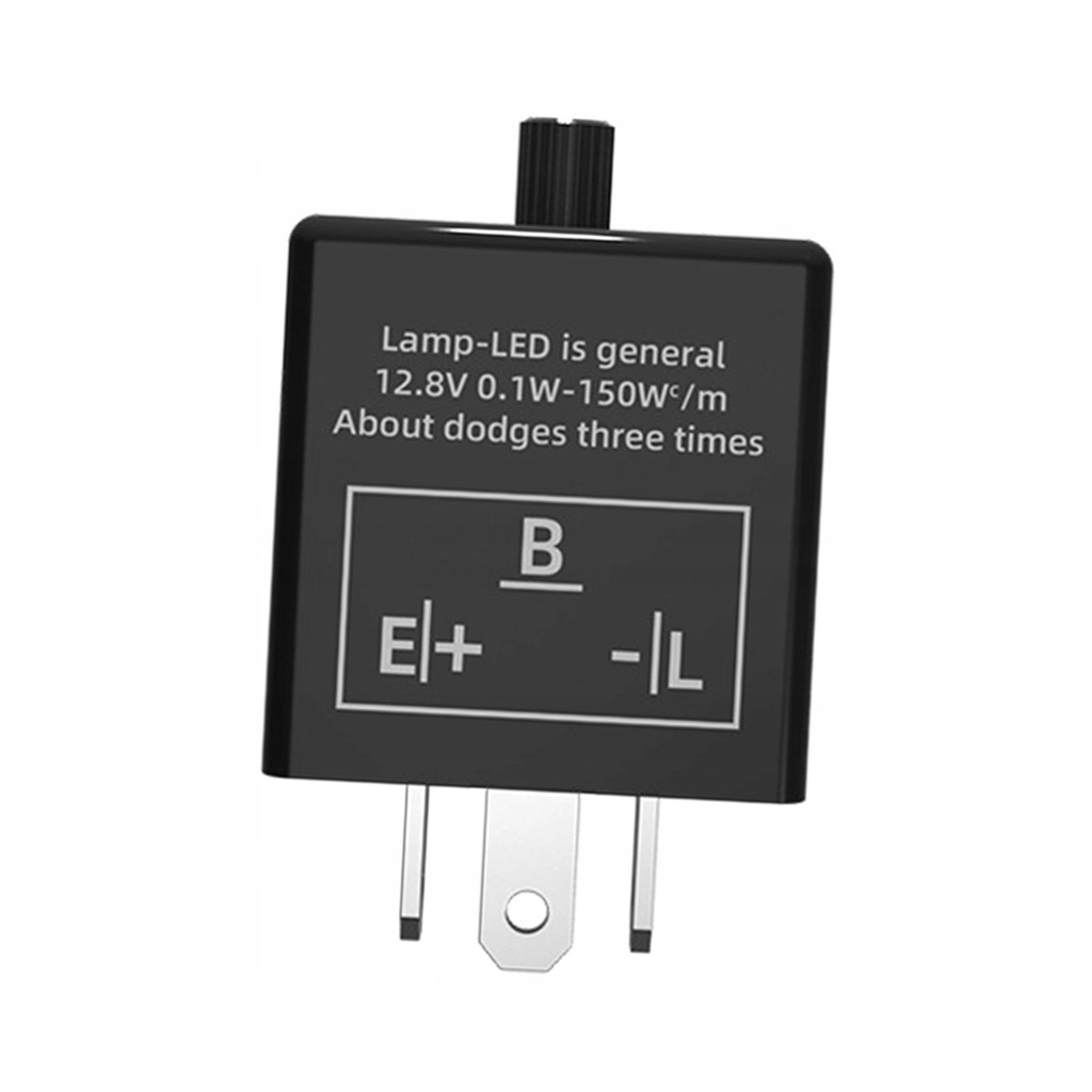 3 Pin 12V LED Flashing Relay Flasher Relay Universal for Turn Signal ...