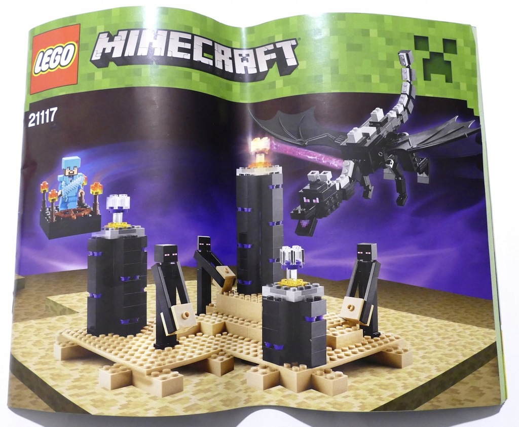 LEGO INSTRUKCJA MINECRAFT 21117 SMOK KRESU - 13340650171 - oficjalne ...