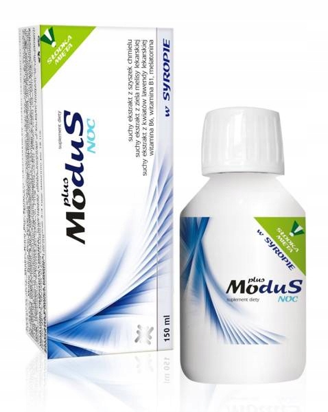 MODUS PLUS NOC Syrop uspokajający, melatonina - 12091463095 - oficjalne ...