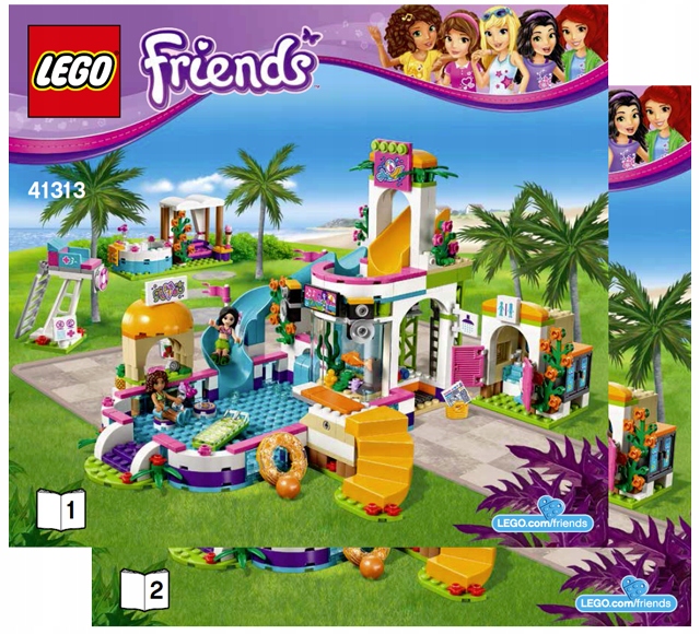 Lego - Instrukcja - 41313 - Basen w Heartlake - 12527076876 - oficjalne ...