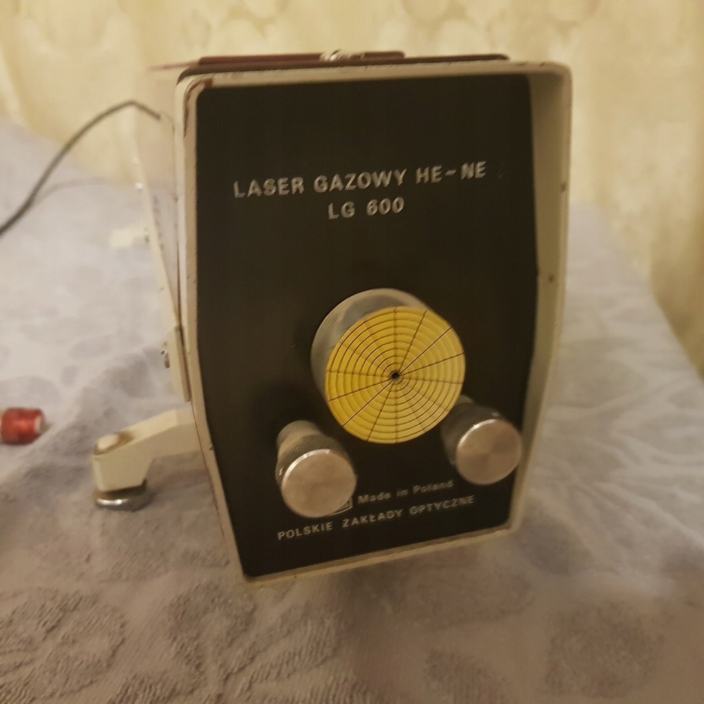 LASER GAZOWY He-Ne LG-600 PZO + zasilacz - 14254337439 - oficjalne archiwum Allegro