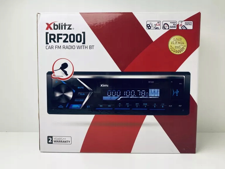 RADIO SAMOCHODOWE XBITZ RF200 - 13204191101 - oficjalne archiwum Allegro