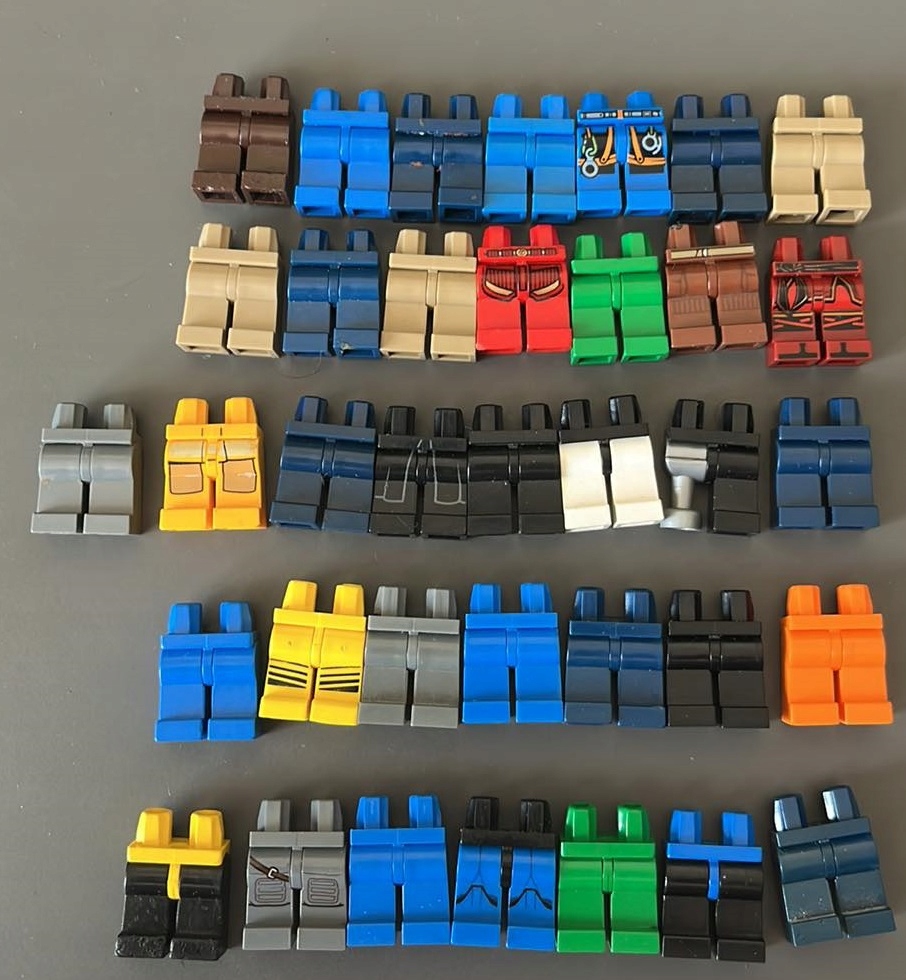 LEGO 36 zestaw nóg nogi nóżki klocki lego legs - 12246516742 ...