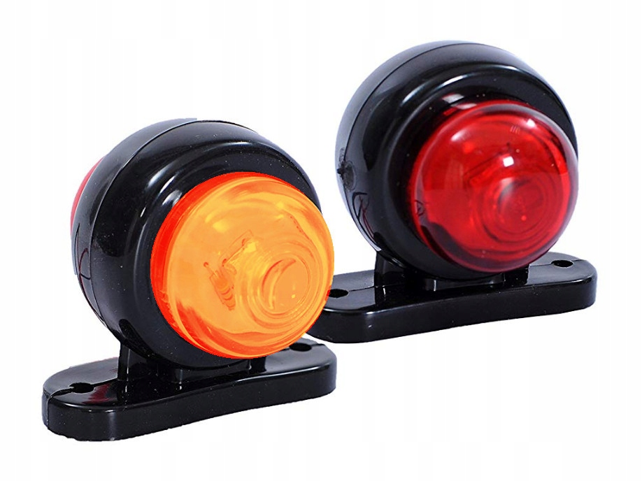 dwustronna pomarańczowa czerwona mapa obrysowa LED - 9008740900 ...