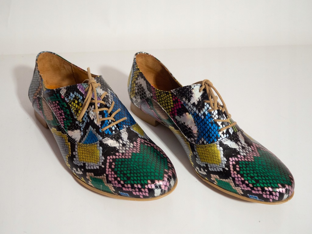 Półbuty jazzówki Manufaktura JOZEFF 39 kolory wąż - 12699046240 ...