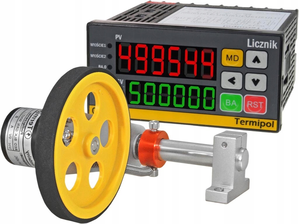Zestaw pomiar długości PD8 licznik + enkoder - 10841124908 - oficjalne archiwum Allegro