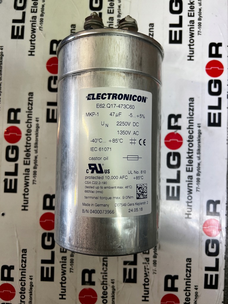 ELECTRONICON kondensator 47uF E62.Q17-473C60 - 11948373223 - oficjalne ...