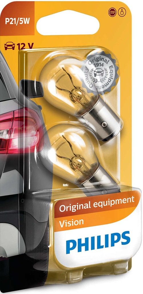PHILIPS VISION P21/5W 12V21/5W blister 2sz 12499B2 - 6958085863 ...