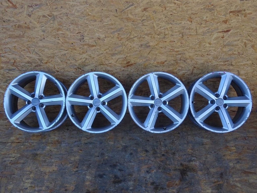 AUDI A4 B8 8K FELGI RONAL 18 CALI 5x112 ET47 S-LINE KOMPLET 8K0601025Q ...