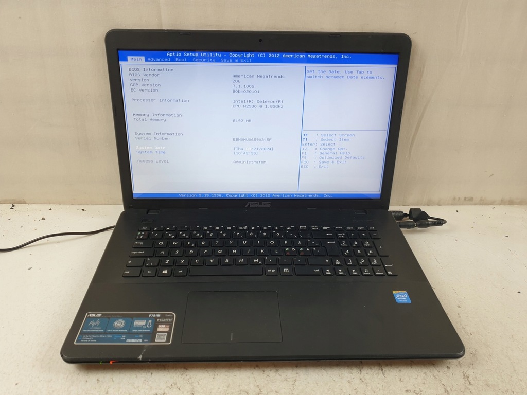 Asus F751M (2150313) - 15343154719 - oficjalne archiwum Allegro