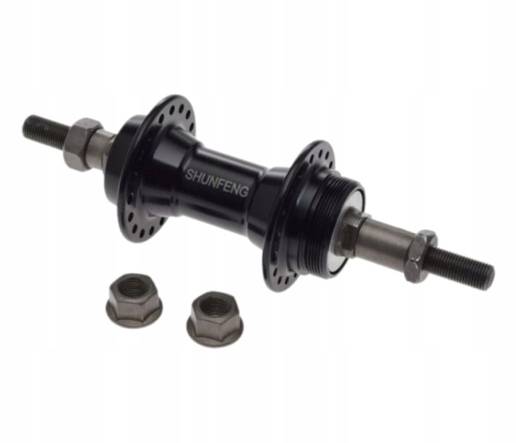 Piasta Rowerowa Tył Czarna Wolnobieg 10 mm 36 Otw. - 13195140674 ...