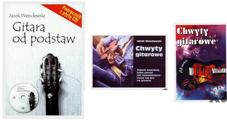 GITARA od podstaw +CD + 2 książki Chwyty Gitarowe - 12413032881 - oficjalne archiwum Allegro